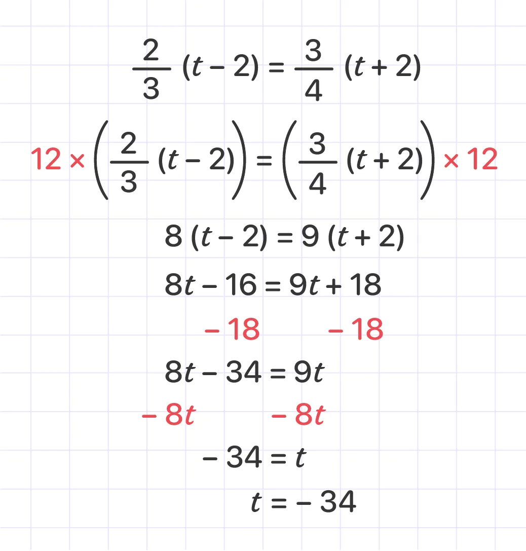 Solving For Variable MathMaster
